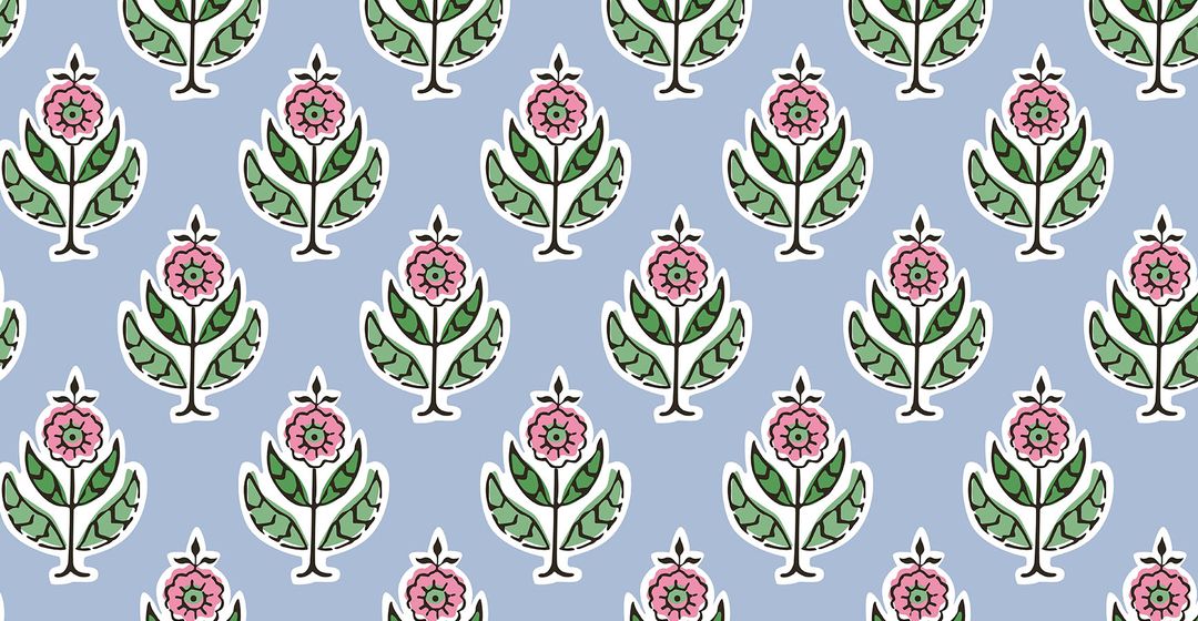 Floral Block Prints Design Challenge | Spoonflower